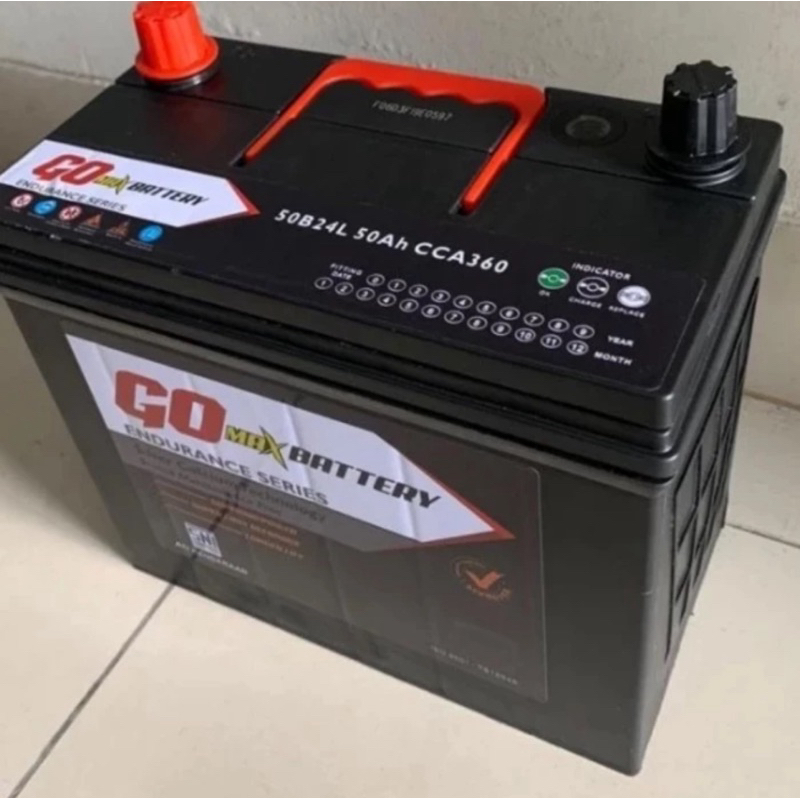 Jual Aki Kering Mobil Go Battery NS60L 50B24L 12V 50Ah Baleno Voxy Xpander | Shopee Indonesia