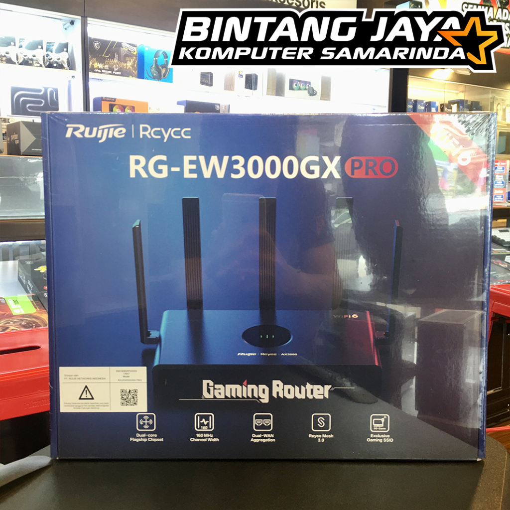 Jual Ruijie Reyee RG-EW3000GX PRO 3000M Wi-Fi 6 Dual-band Gigabit ...