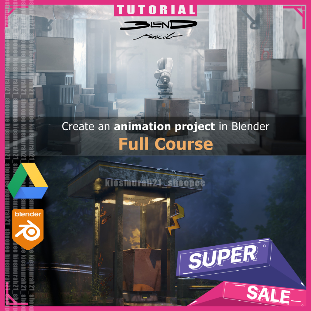 Jual Blender 3D - Create your animation project in Blender 3D Blender Tutorial | Shopee Indonesia