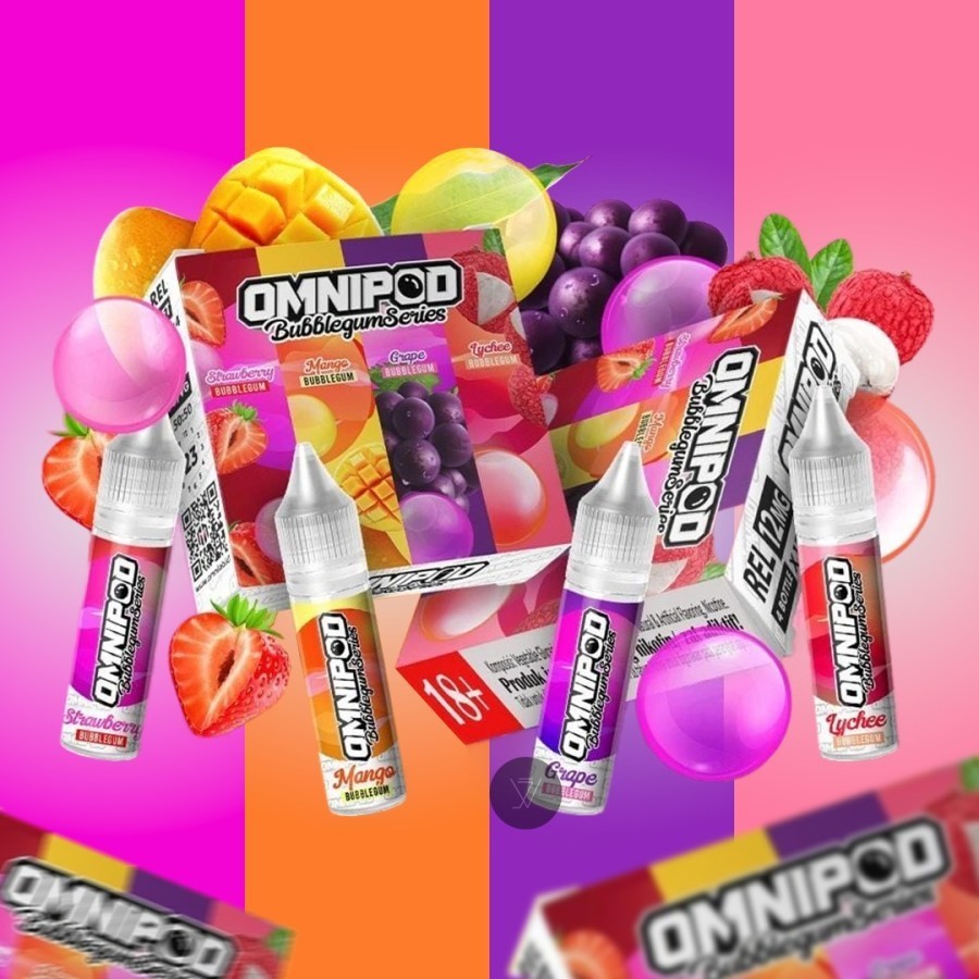 Jual Liquid Omnipod Bubblegum Series Pods Friendly 12MG 15ML ( Harga ...