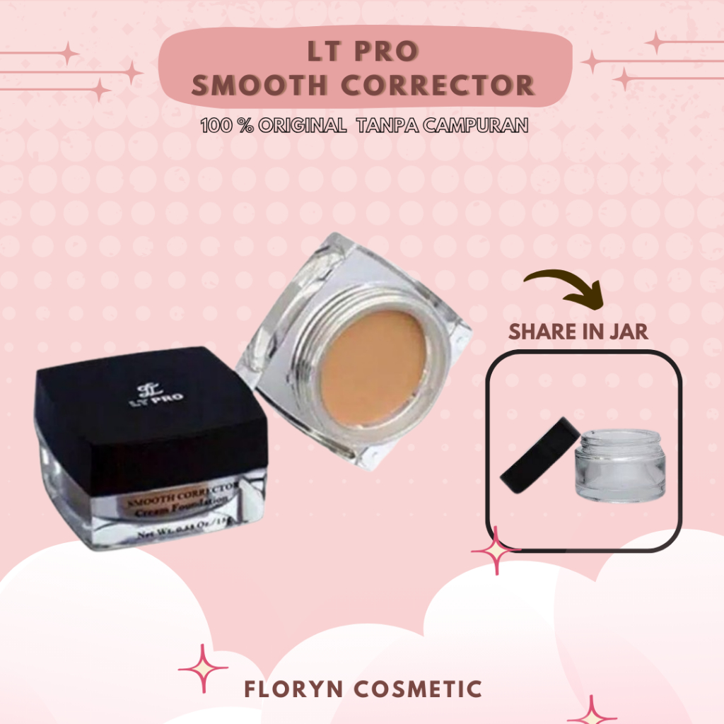 Jual LT PRO SMOOTH CORRECTOR CREAM FOUNDATION SHARE IN JAR | Shopee ...