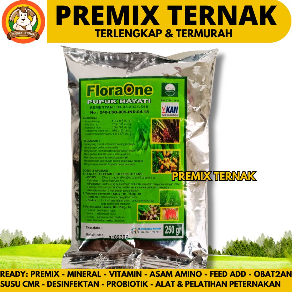 Jual FLORA ONE 250 Gram - FloraOne - Tricoderma - Pupuk Hayati - Pupuk ...