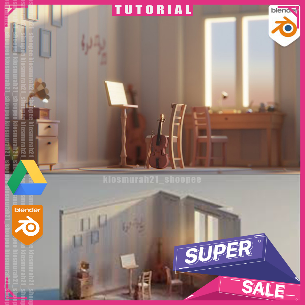 Jual Blender 3D - Udemy - Blender 3d Ultimate Isometric Scene Creation ...