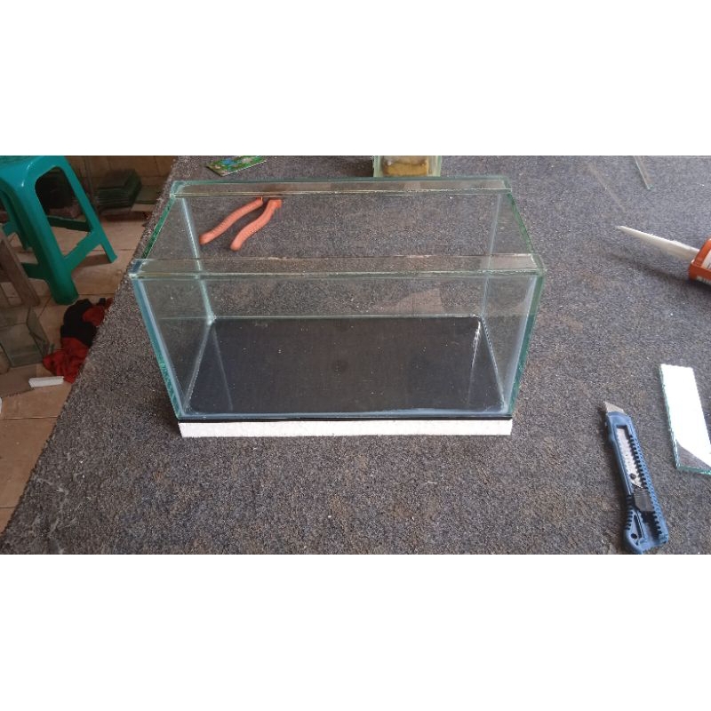 Jual Aquarium mini akuarium kaca ukuran 30x15x15 | Shopee Indonesia