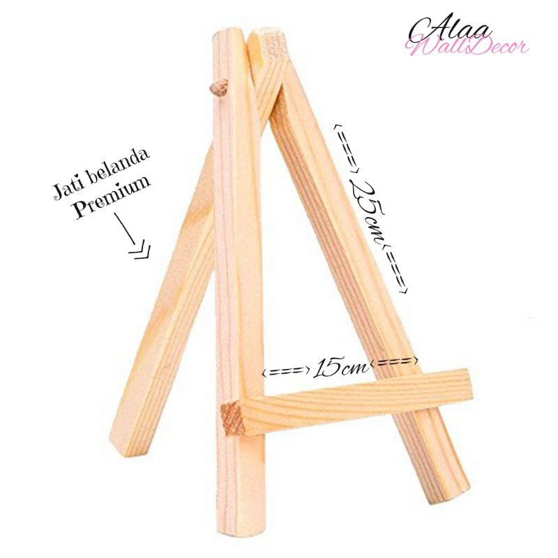 Jual Mini Easel / Stand Foto Kecil / Tripod Kayu Kecil / Stand Foto ...
