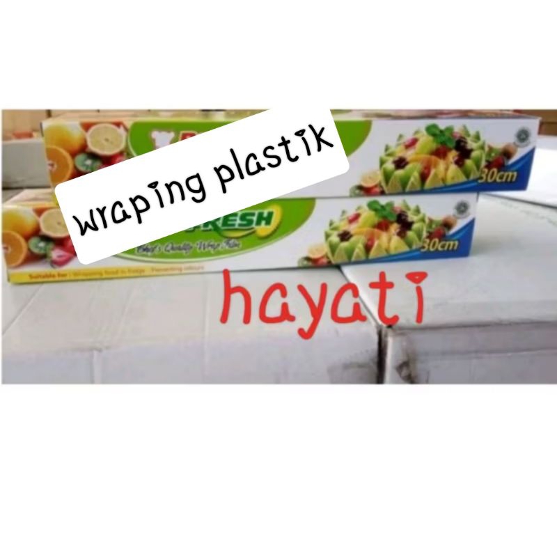 Jual plastik wraping /plastik bungkus untuk buah/makananukuran 30cm x ...