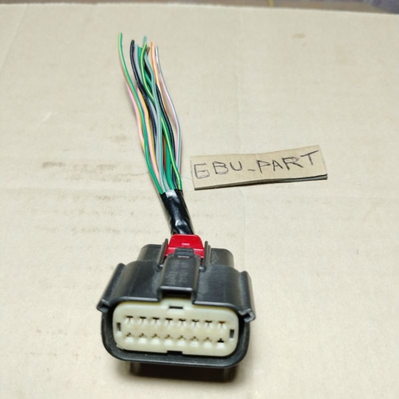 Jual Soket Wire Wiring Modul Rem ABS pin 16 honda Fi New PCX, ADV 150 ...