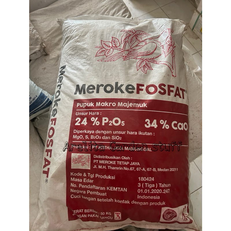 Jual Pupuk Meroke Fosfat P2O5 24% CaO 34% 50kg | Shopee Indonesia