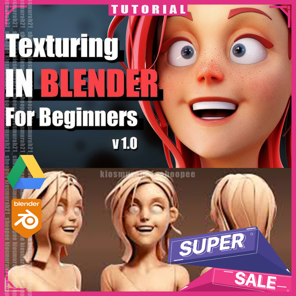 Jual Blender 3D - Yansculpts - Sculpting In Blender For Beginners - Full Course 3D Blender ...