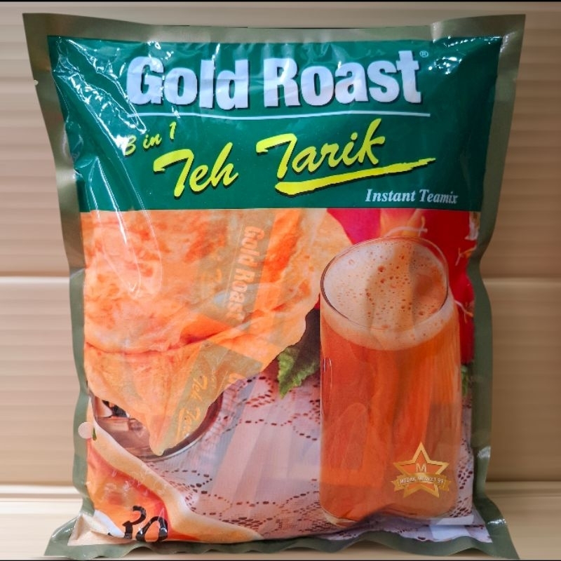 Jual GOLD ROAST TEH TARIK 600gr/ GOLDROAST MILK TEA 3in1 INSTANT TEAMIX ...