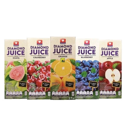 Jual Diamond juice cranberry / blueberry / jambu 200 ml | Shopee Indonesia
