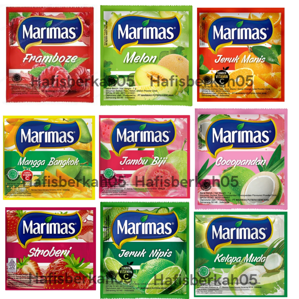Jual Marimas Minuman Instant Serbuk Aneka Rasa ( 1 Renceng = 10 Sachet ...