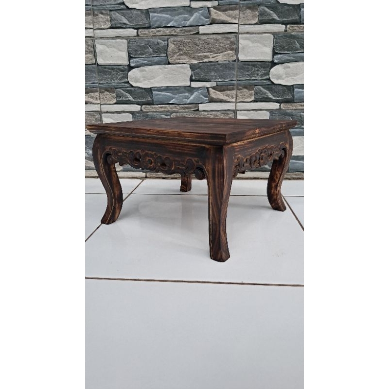 Jual Meja antik Kayu Jati 27x27x20 meja bonsai meja display meja bonsai ...