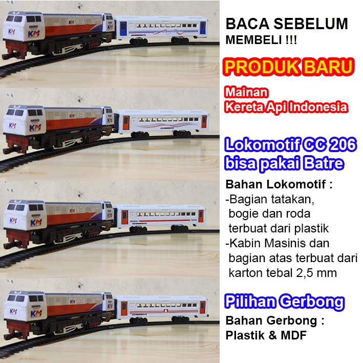 Jual Kereta Api Indonesia - Rangkaian Lokomotif dan Gerbong Kereta Api ...