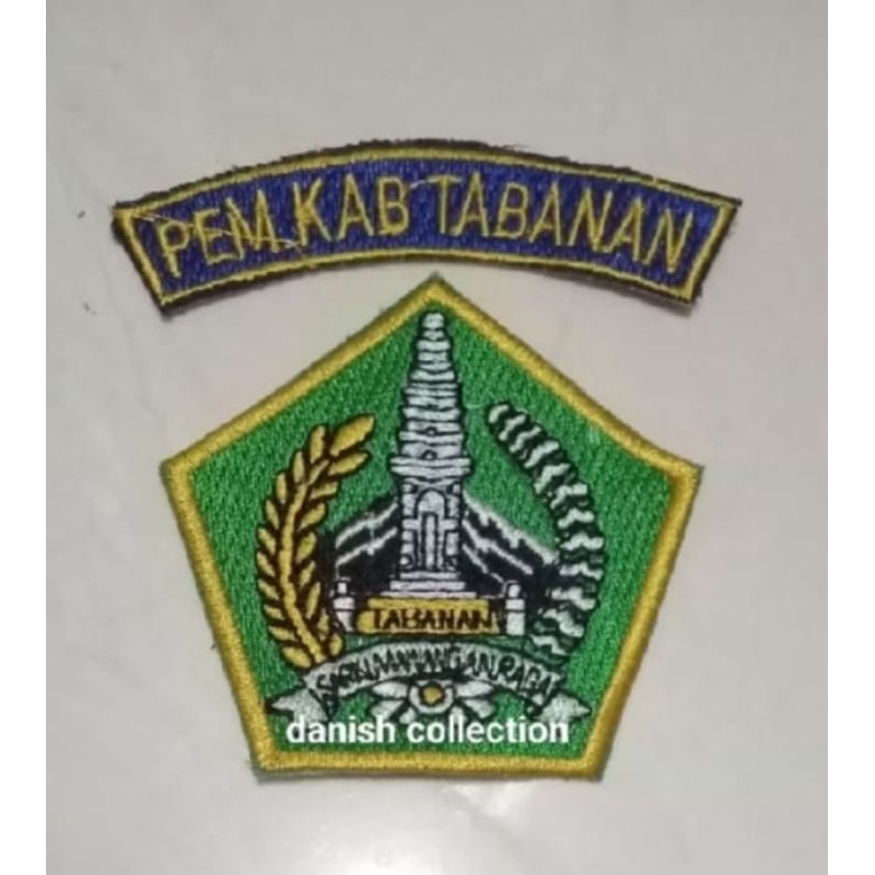 Jual BET BORDIR LOGO LAMBANG PEMKAB KABUPATEN TABANAN BALI | Shopee ...