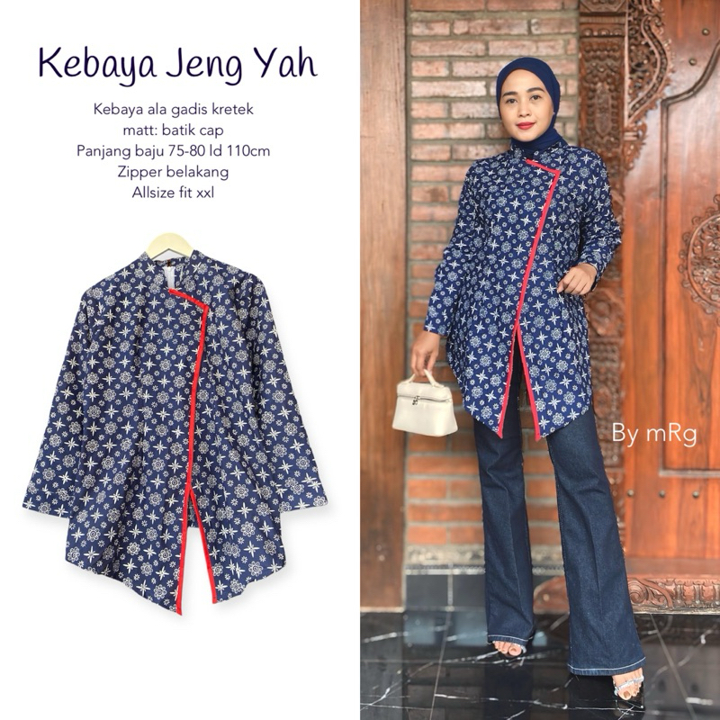 Jual KEBAYA JANGGAN JENG YAH KEBAYA JANGGAN KEBAYA JENG YAH KEKINIAN ...