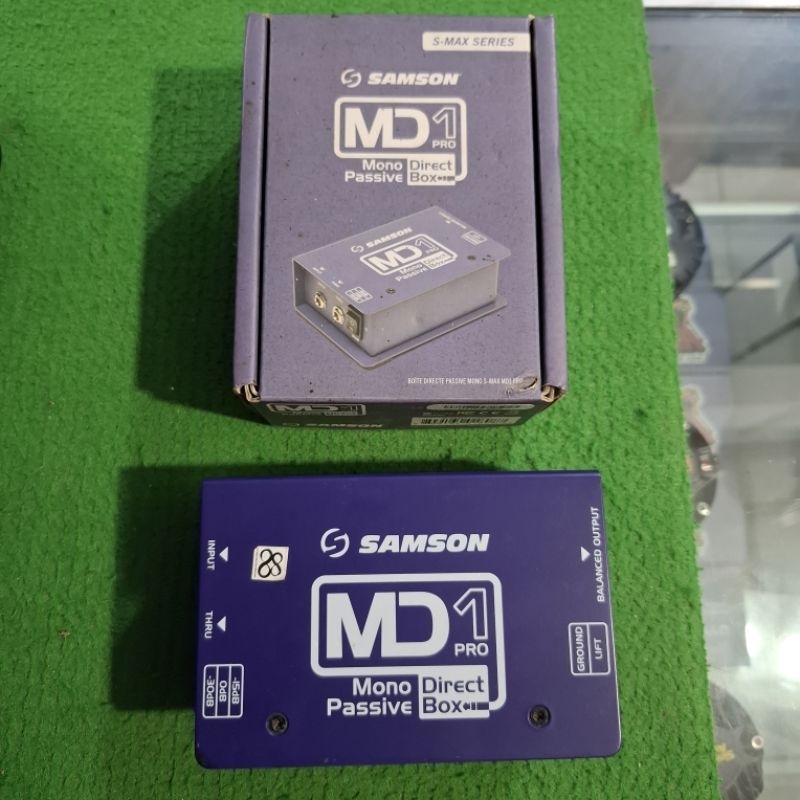 Jual Mono Passive PC Direct Box Samson MD1 Pernah pakai | Shopee Indonesia