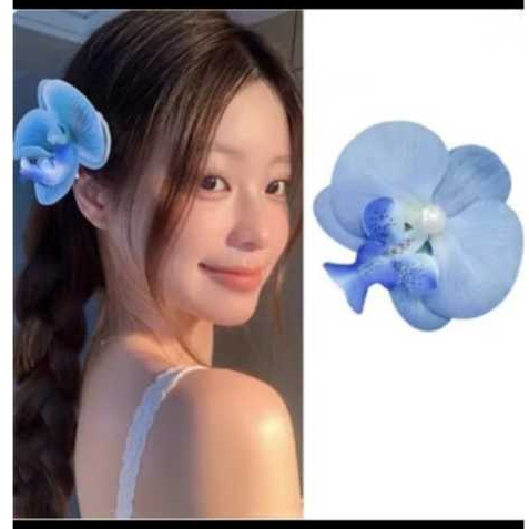 Jual Jedai Bunga Anggrek Jepit rambut Hairpiece Orchid - Jepitan Rambut ...