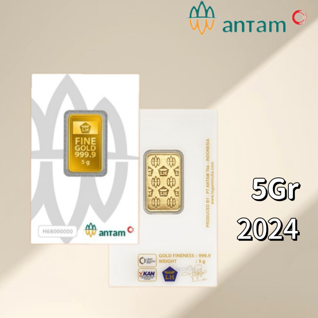 Jual 5 Gram Emas Micro Gold Antam Logam Seri Reguler Logam Mulia（LM）5 ...