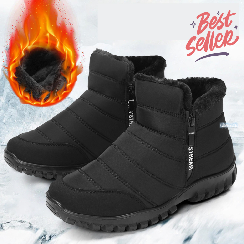 Jual Winter boots import pria Mainstream sepatu musim dingin main ...