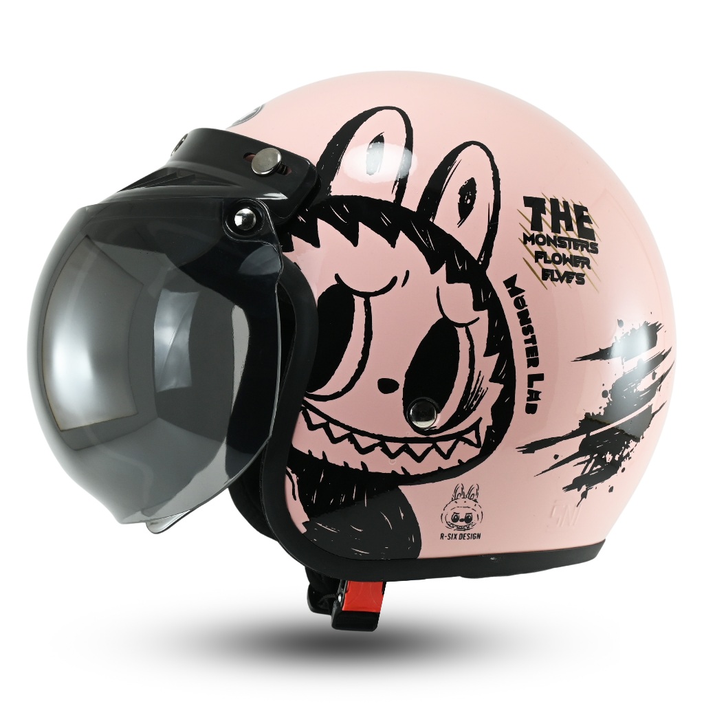 Jual Helm Bogo Retro Rsix Motif Premium Kekinian Keren Hijab Friendly ...