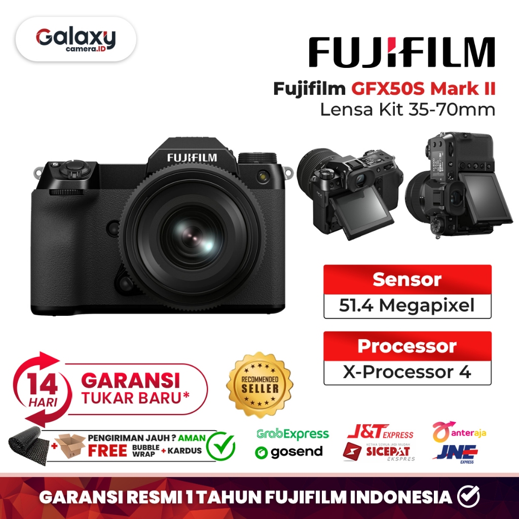 Jual Fujifilm GFX50S II Kit 35-70mm Fuji GFX 50S Mark II Garansi Resmi | Shopee Indonesia
