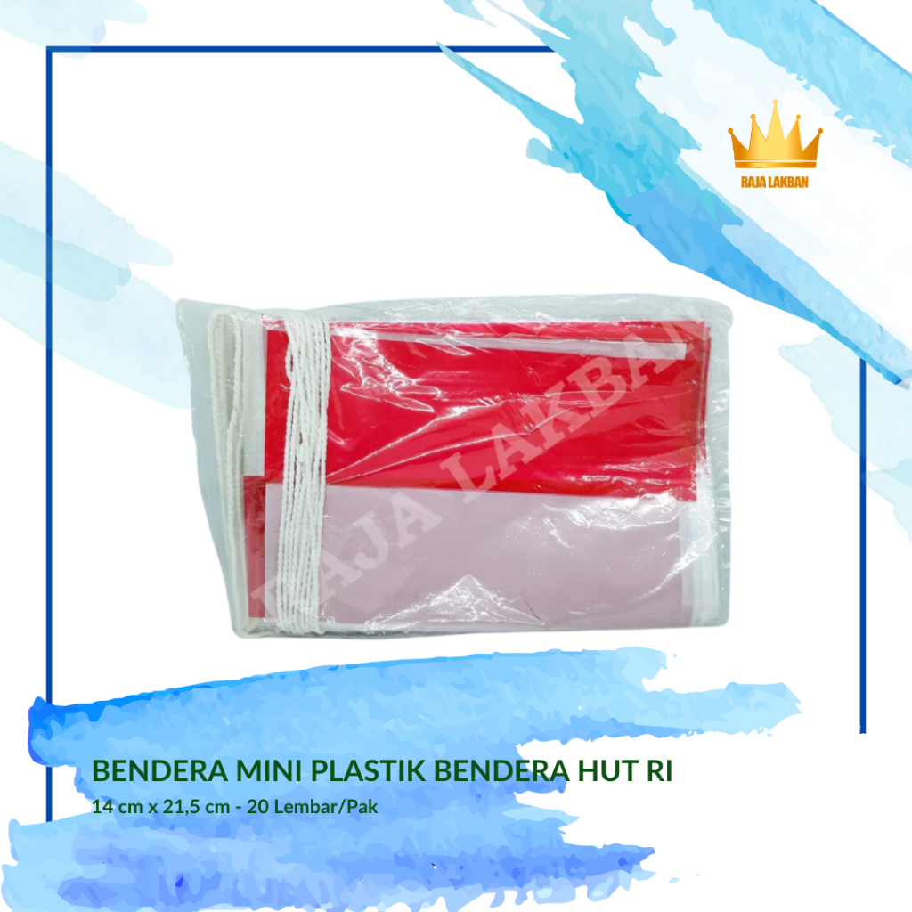 Jual Bendera Merah Putih Bendera Mini Plastik/ Bendera HUT RI/ 14 cm x ...