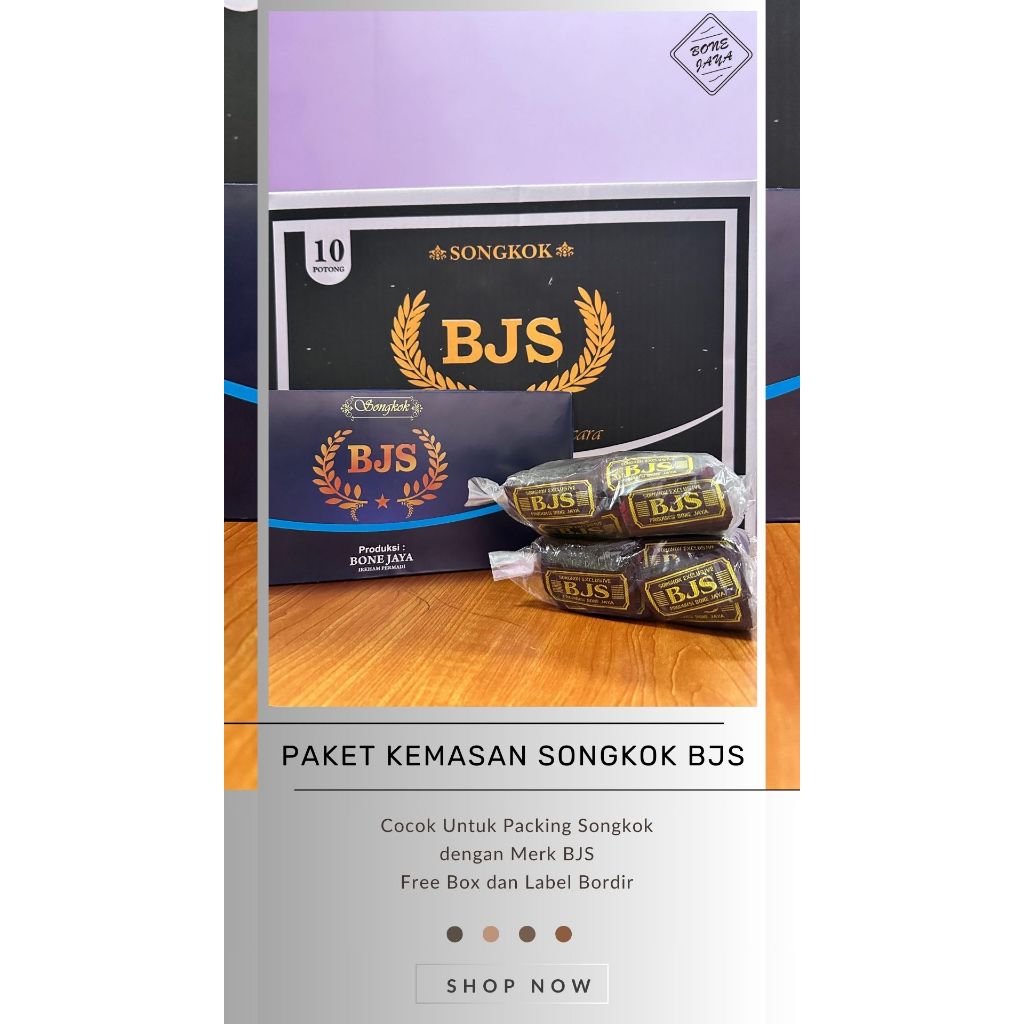 Jual [PAKET KEMASAN SONGKOK] Duplek Kemasan Songkok/Box Kemasan Songkok ...