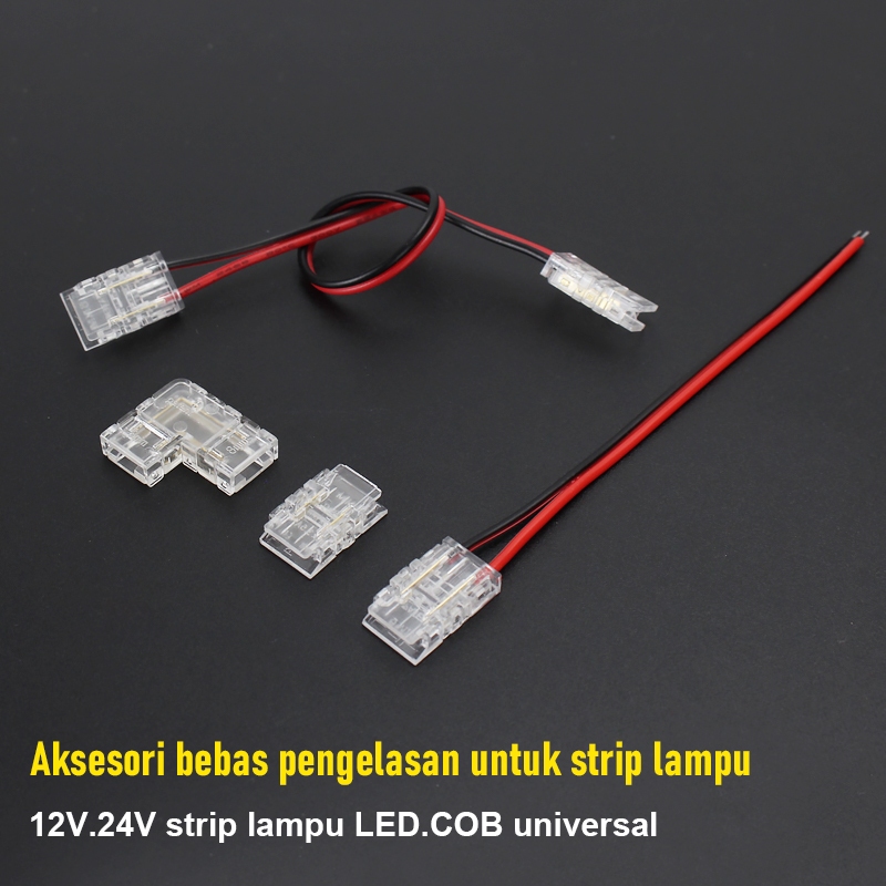 Jual Sambungan Led Strip Konektor Led Strip Smd / Cob 12V/24V | Shopee ...
