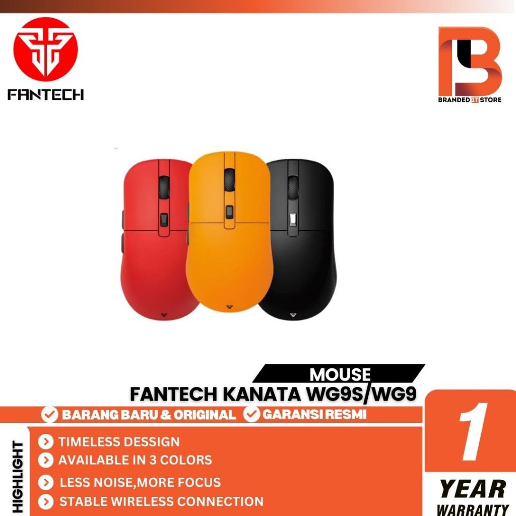 Jual FANTECH KANATA WG9s / WG9 RGB MACRO WIRELESS Gaming Mouse | Shopee ...