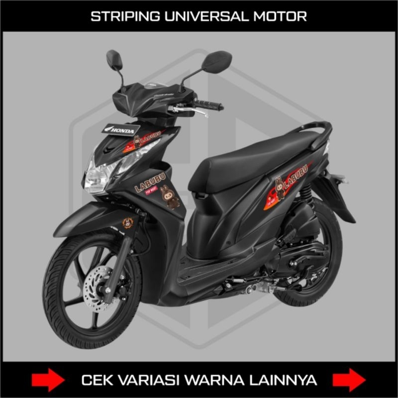 Jual Stiker Striping Universal Motor Matic Dan Bebek Motip Labubu ...