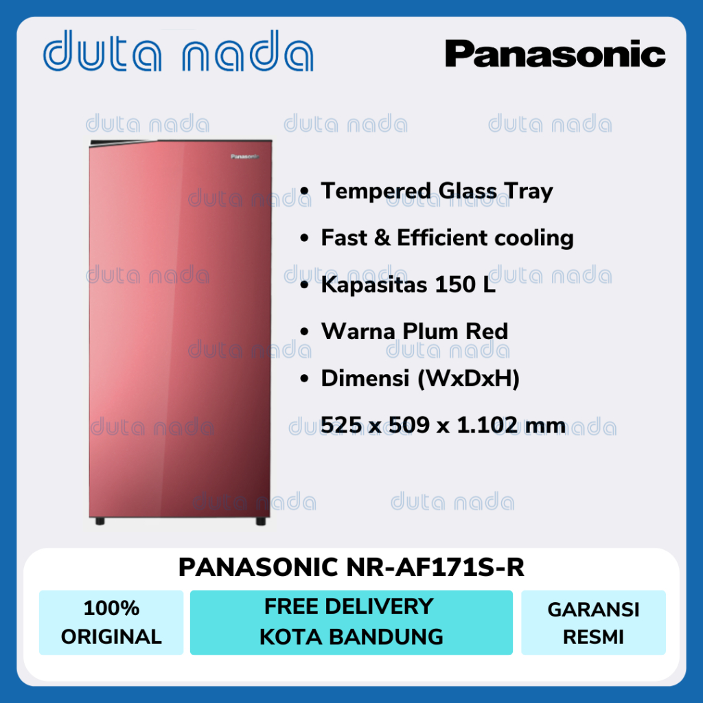 Jual Panasonic Kulkas 1 Pintu NRAF171SR / NR-AF171S-R | Shopee Indonesia