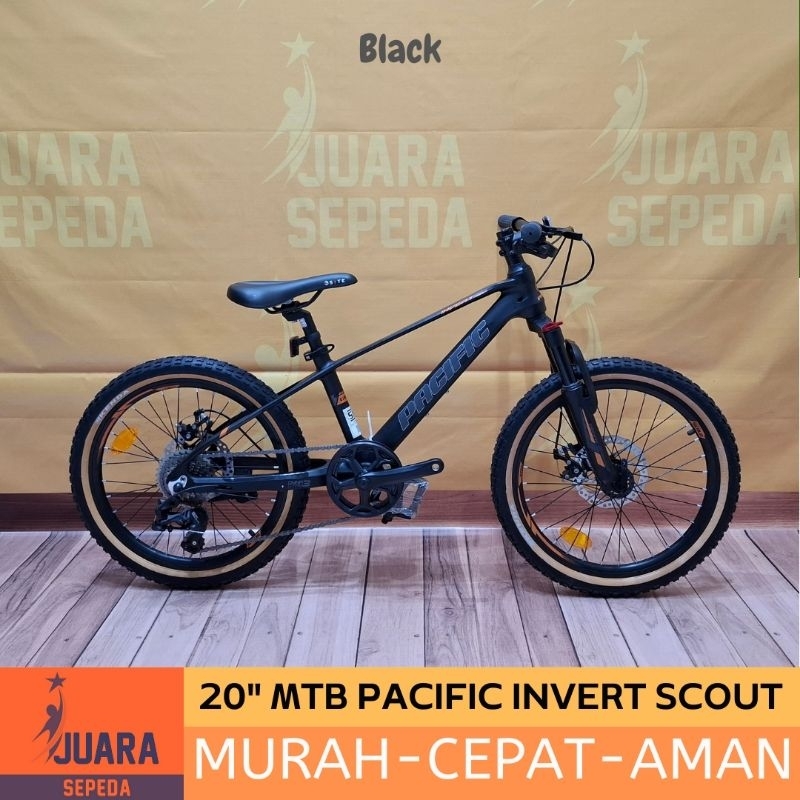 Jual SEPEDA GUNUNG PACIFIC INVERT SCOUT MAGNESIUM 9 SPEED MTB ANAK 20 ...
