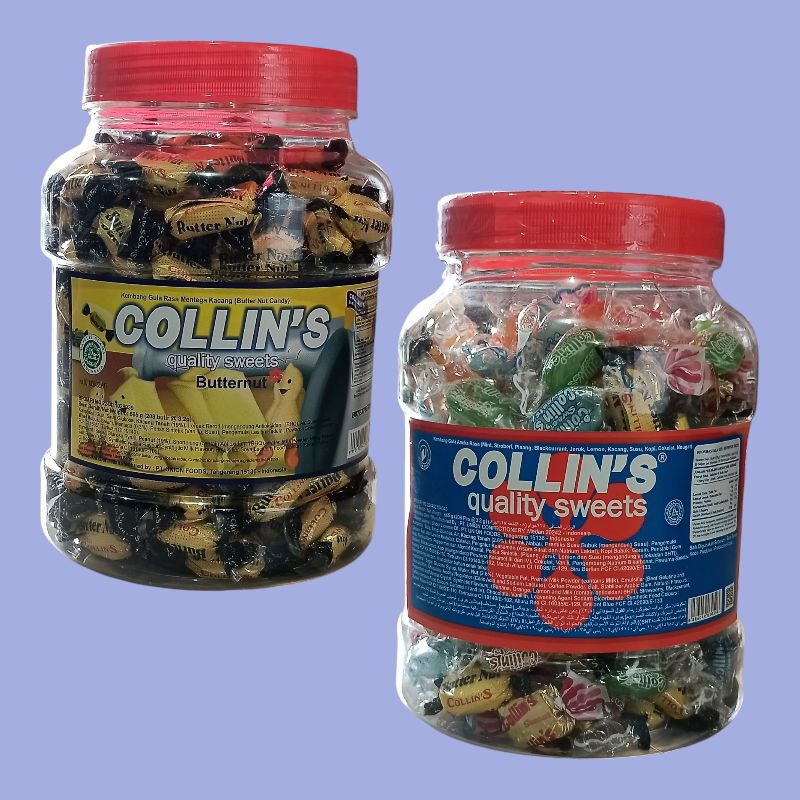 Jual Union Butternut COLLINS Permen Kacang & Assorted TOPLES isi 204 ...