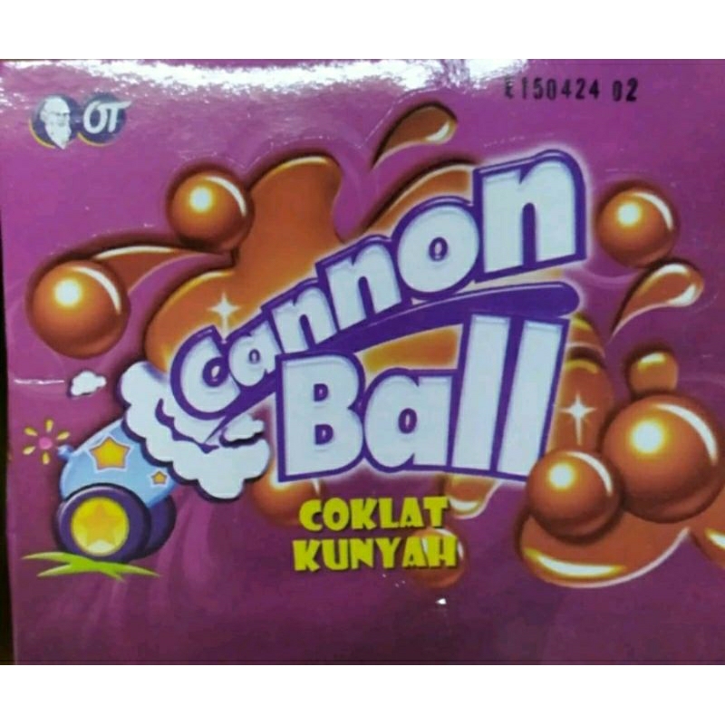 Jual Coklat Cannon Ball ( isi 24 pcs @5.4 gr ) | Shopee Indonesia