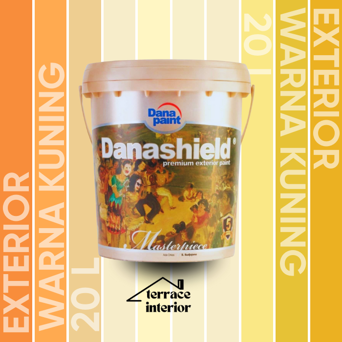 Jual Cat Tembok Exterior Danapaint Danashield Warna Kuning 20 L ...