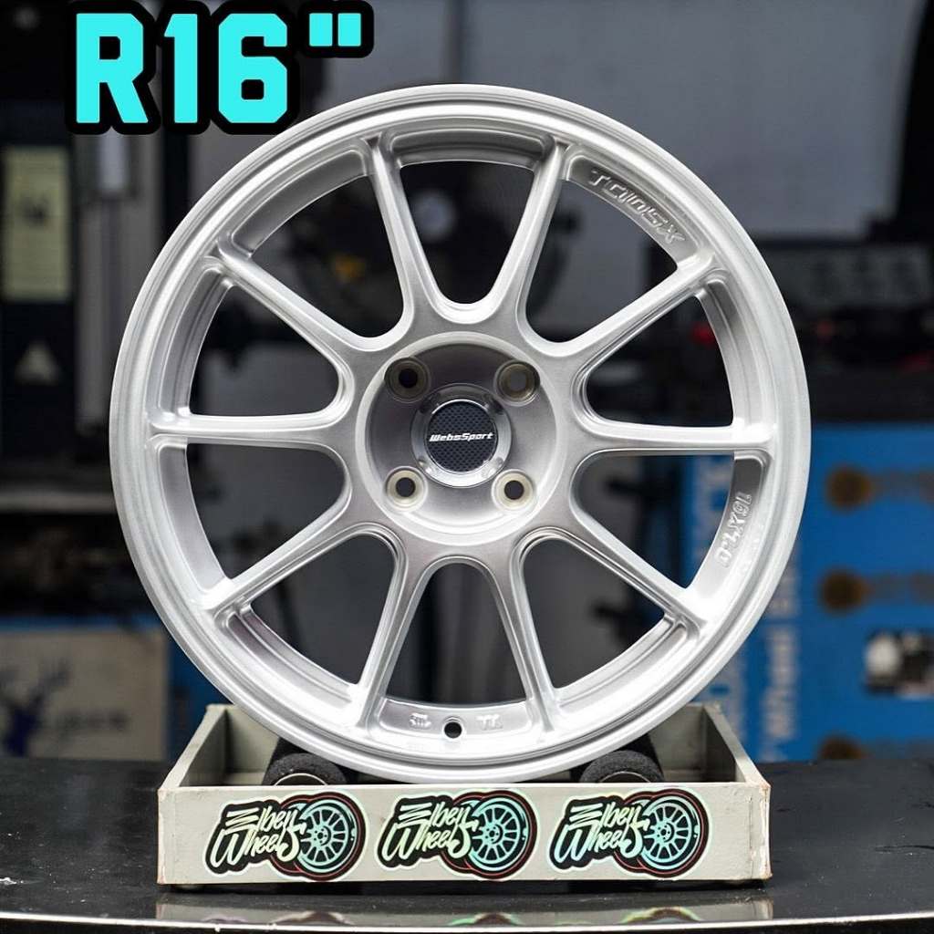 Jual Velg Mobil Racing WEDSSPORT TC105X FLOW FORMING R16” PCD 4x100 Lebar 7 ET 40 Warna HYPER ...