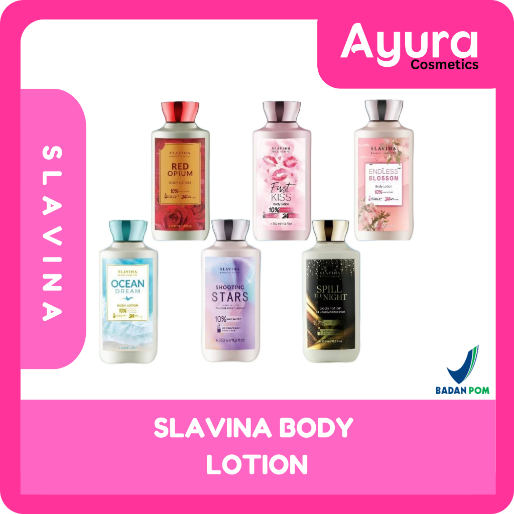 Jual Slavina Body Lotion 350ml | Shopee Indonesia