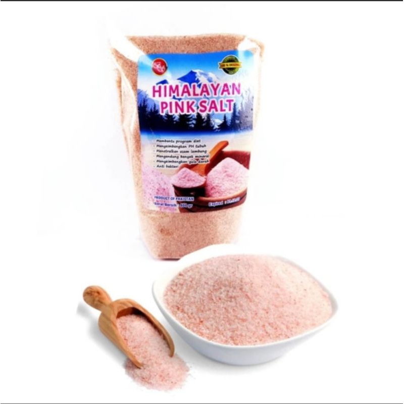 Jual Pink Salt Garam Himalaya 500gr | Shopee Indonesia