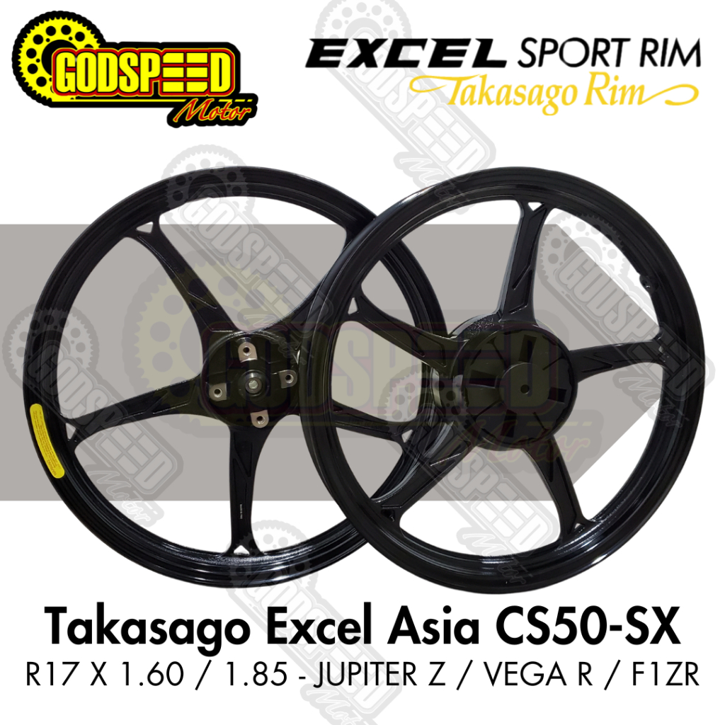 Jual VELG PALANG TAKASAGO EXCEL ASIA CS50-SX JUPITER Z F1ZR VEGA R 17 x 160 185 | Shopee Indonesia