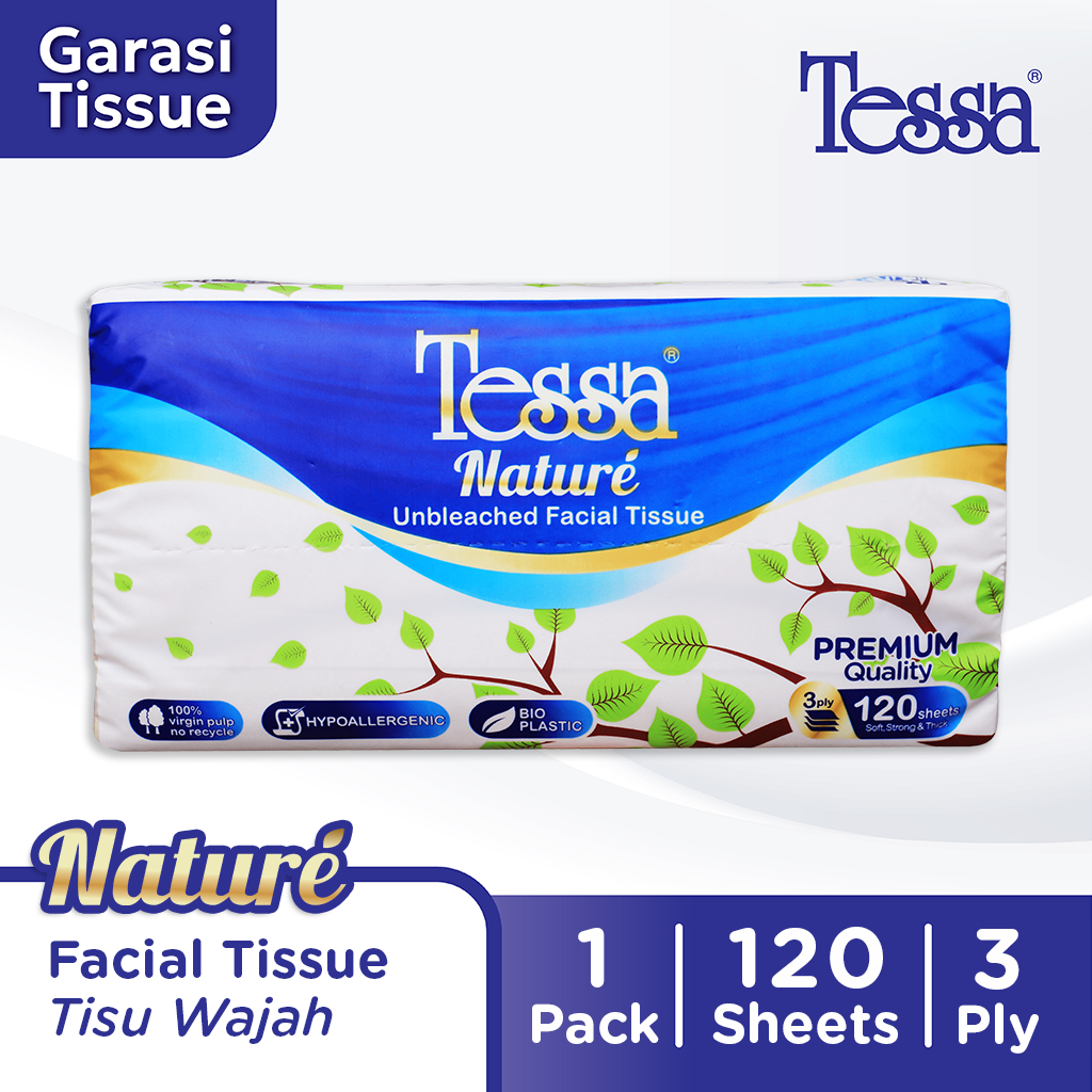 Jual 1 Pcs Tessa Nature Softpack 120 Sheets x 3 Ply TP-07 Kemasan Bio ...