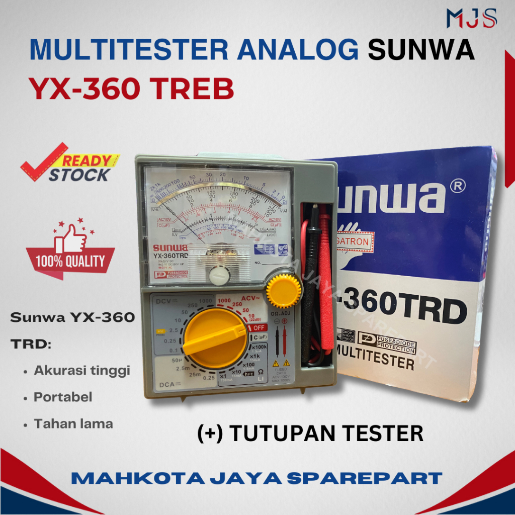 Jual Multitester avometer Sunwa YX 360 TRD / Tester YX360TRD | Shopee ...
