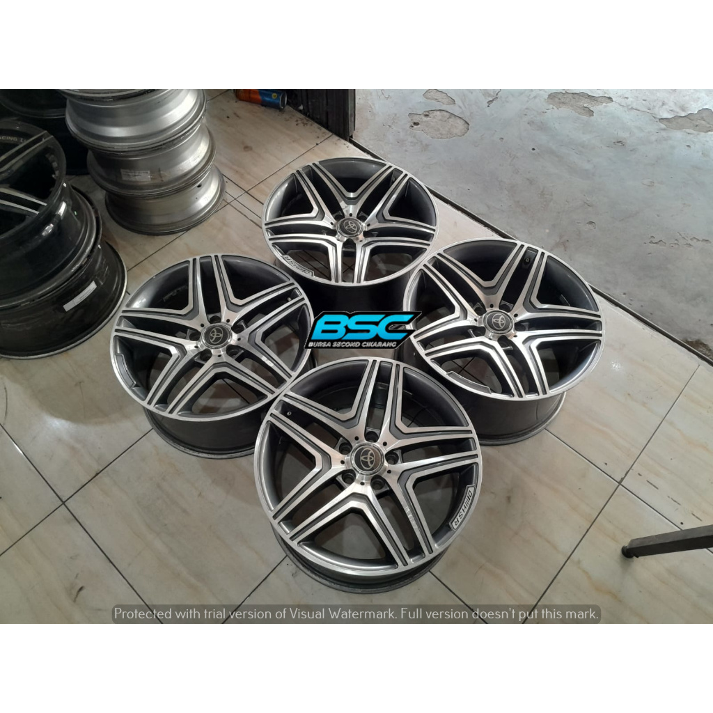 Jual Velg Mobil Racing Bekas R18 Model AMG Pcd 5x112 Ring 18 Buat Innova Camry Voxy Nav1 Hilux ...