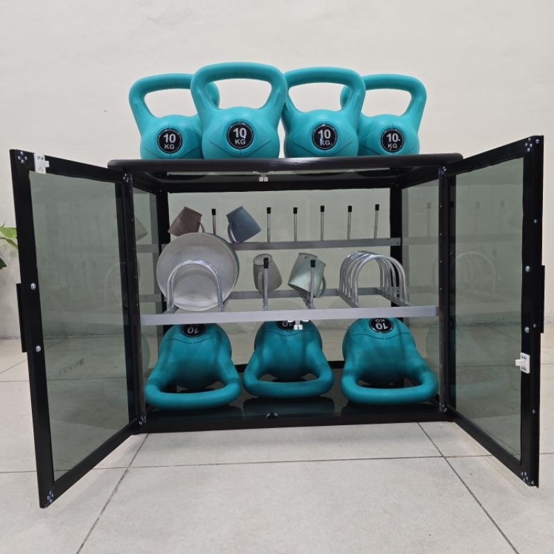 Jual LP424 75X45X60 b MEJA RAK LEMARI ALUMINIUM 20U SILVER SERBAGUNA ...