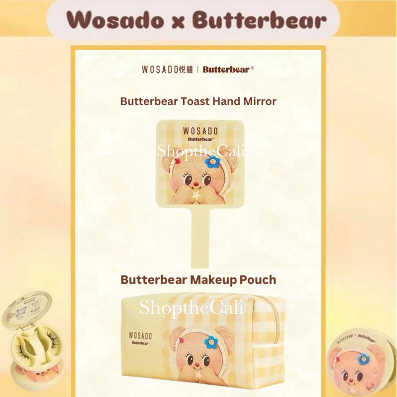 Jual [READY STOCK] WOSADO X BUTTERBEAR LIMITED EDITION | Hand Mirror ...