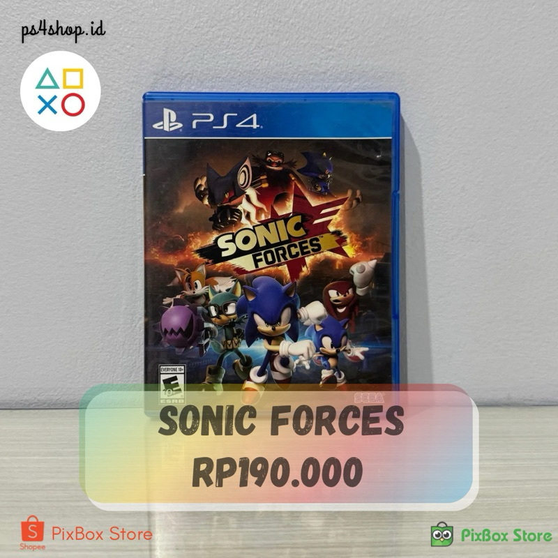 Jual BD KASET SONIC FORCES PS4 SECOND BEKAS MURAH GAME SONIK THE FORCES | Shopee Indonesia