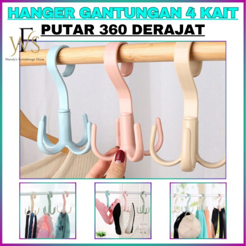 Jual WFS - HANGER GANTUNGAN 4 KAIT SERBAGUNA/PUTAR 360 DERAJAT/GANTUNGAN 4 KAIT SERBAGUNA ...