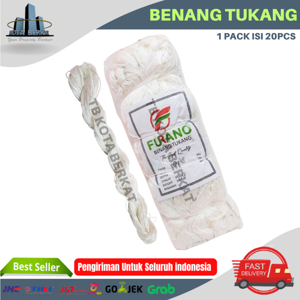 Jual BENANG TUKANG PER-BUNGKUS / BENANG NYLON BANGUNAN PER-PACK ...