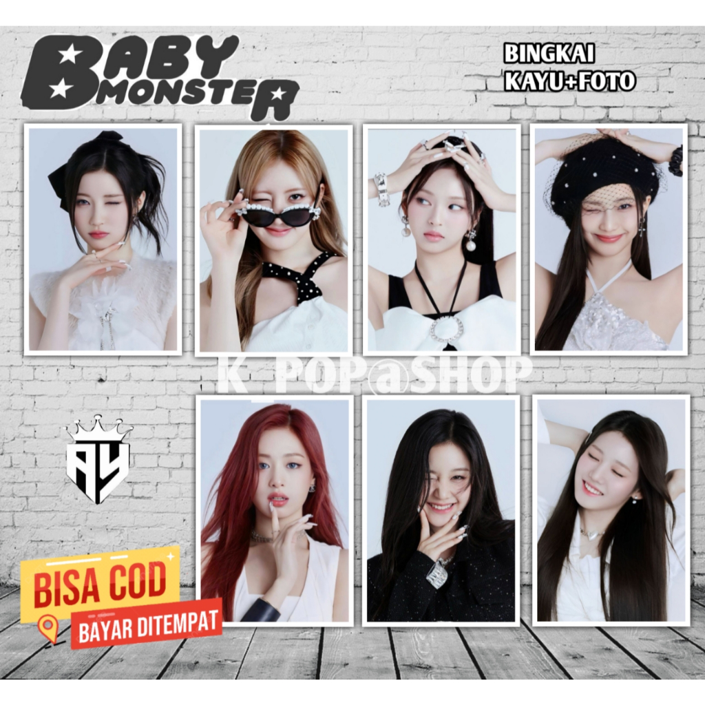 Jual BABY MONSTER PAJANGAN RUMAH 7 VARIASI EDISI FOREVER pajangan rumah ...