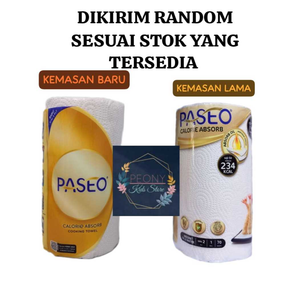 Jual 1 PCS tissue paseo kitchen towel 1 roll/tisue tisu dapur calorie ...
